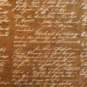 Tan Words on Gold Copper Background, Measure by Whistler Studios for ...