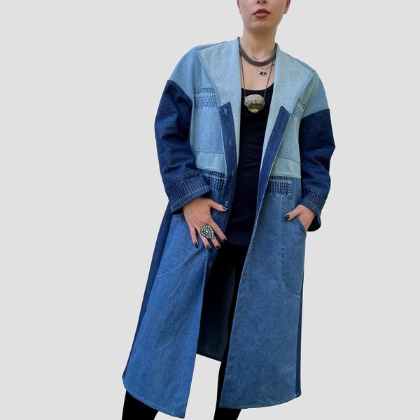 Denim Patchwork - Etsy