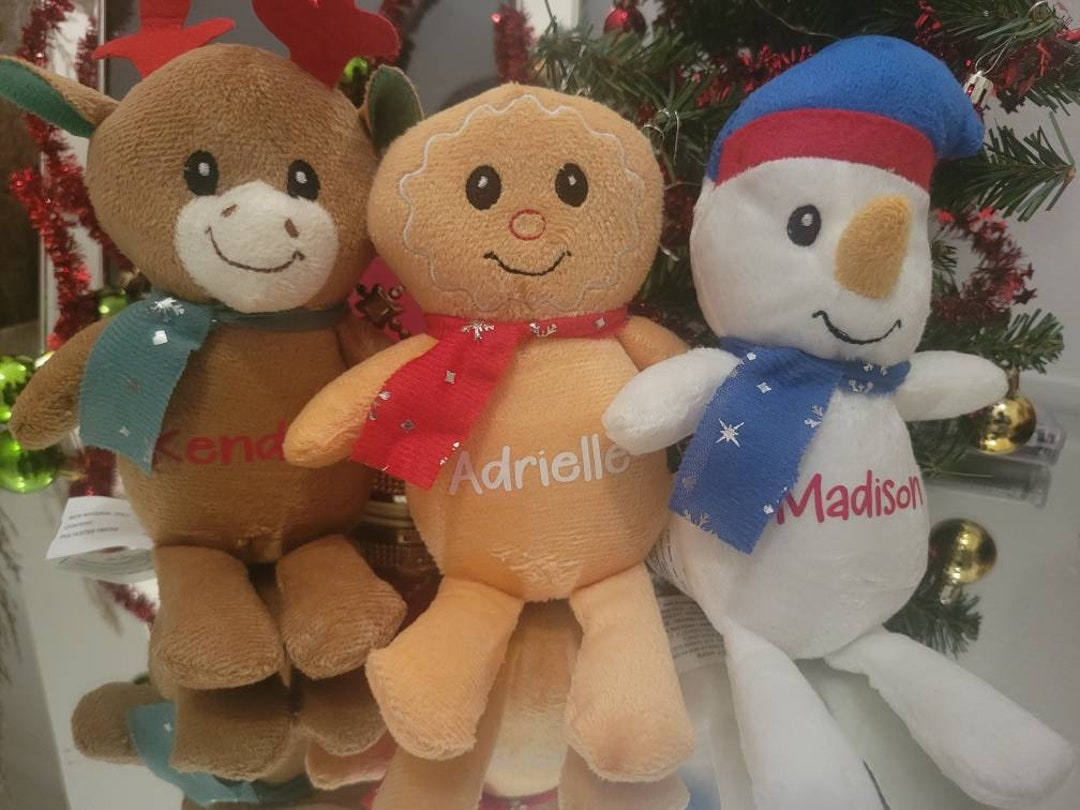 Christmas Plush Personalized Plush Christmas Gift Stocking - Etsy