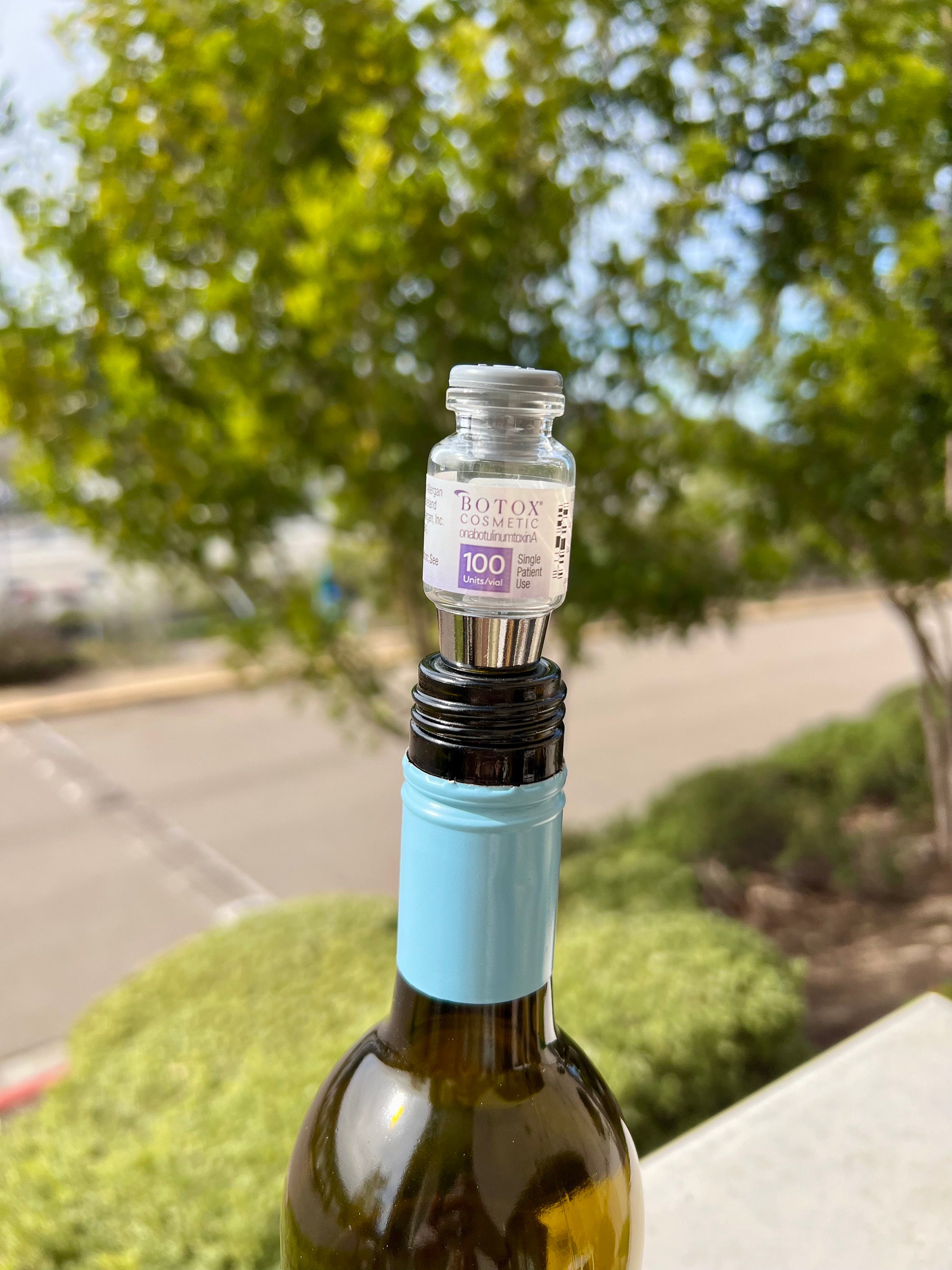 Botox Glass Vial/bottle Wine Stopper/topper, Medspa, Nurse/doctor Gift ...
