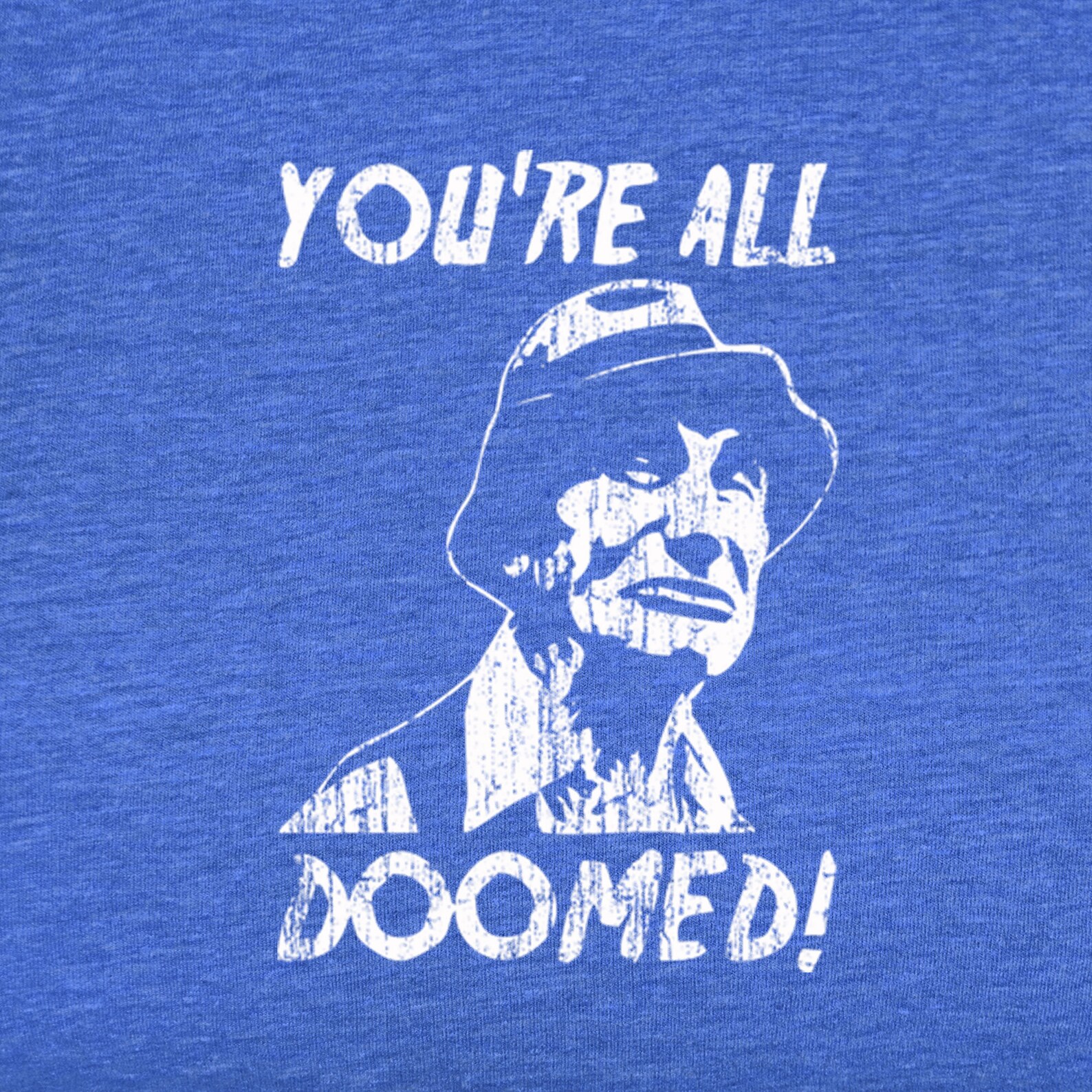 You're All Doomed Vintage Distressed Friday the 13th Creepy Guy Camp ...
