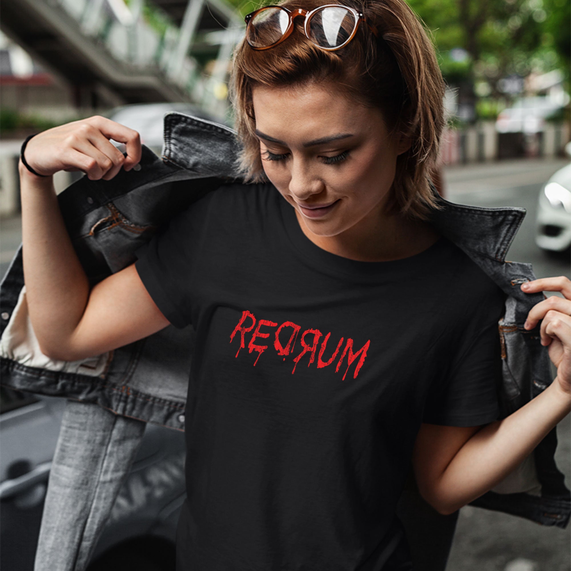 REDRUM Scary Classic Horror Movie Danny Torrance Evil Twins | Etsy