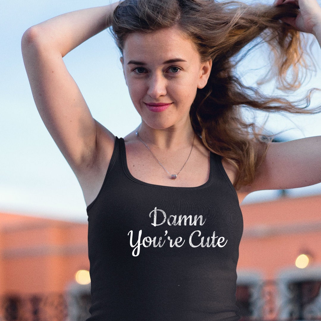 Damn Youre Cute vintage Distressed Style Drôle Parodie - Etsy France