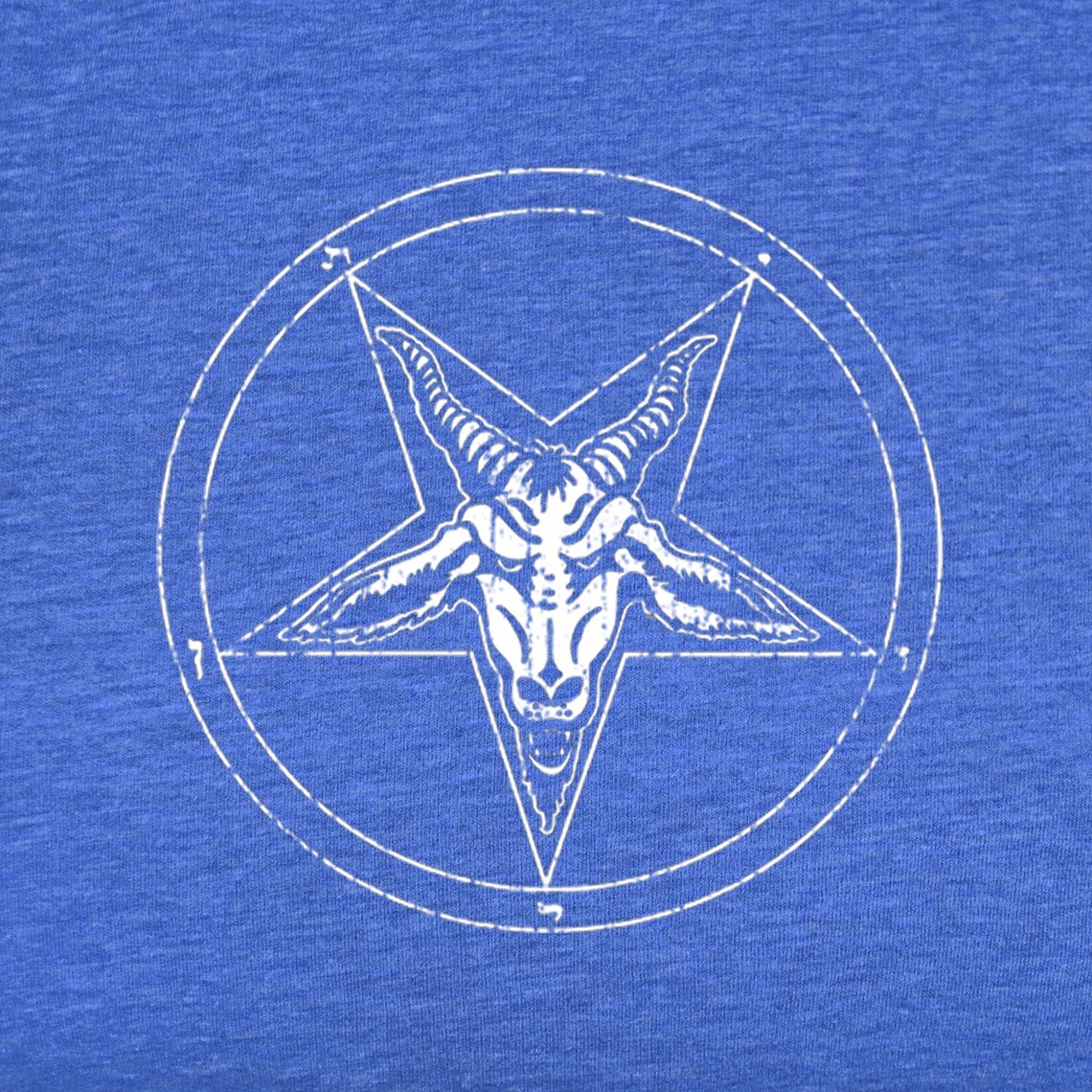 Pentagram Goat Symbol Creepy Occult Distressed Tarot Demon | Etsy