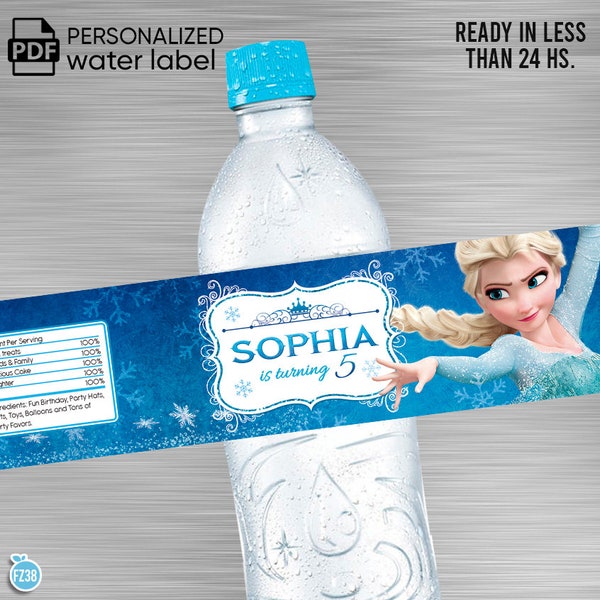 Frozen Labels - Etsy