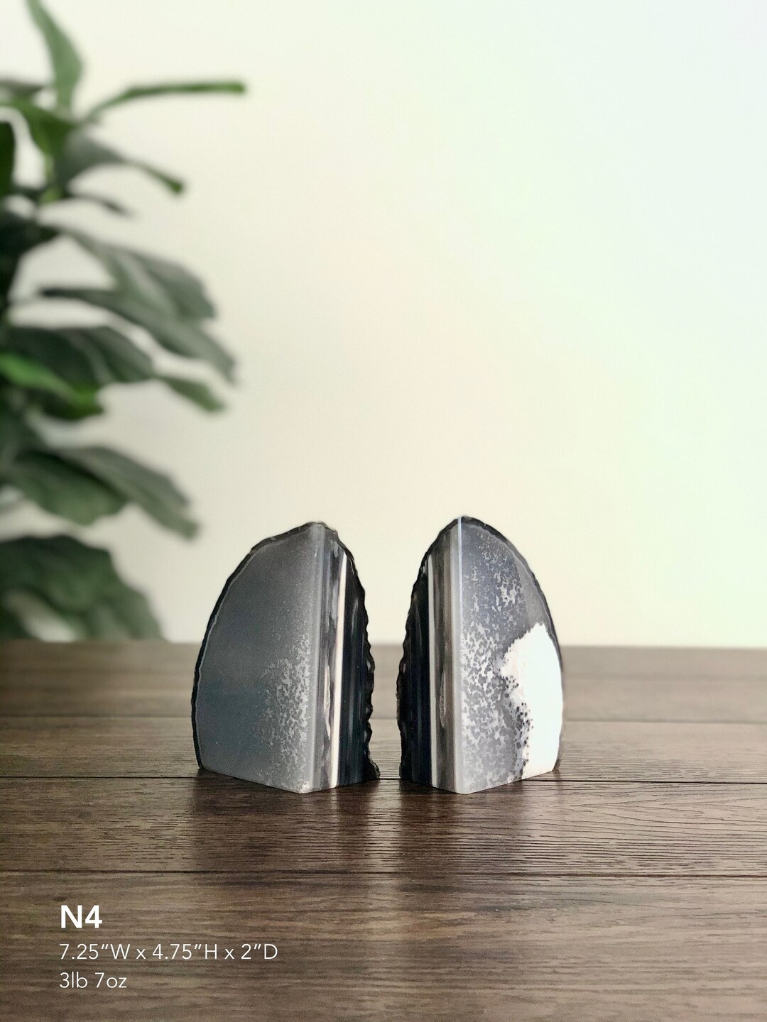 Agate Bookends | Natural Colors | 3-4 Lbs - Etsy