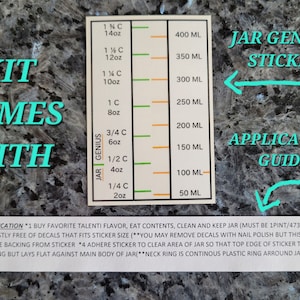 JAR Genius-ultralight Water Measuring Tool for Cold Soaking Dehydrated ...