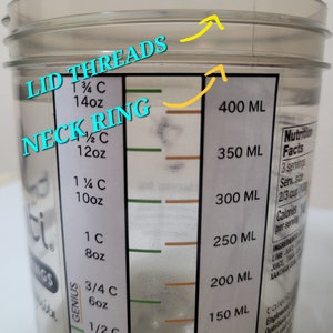 JAR Genius-ultralight Water Measuring Tool for Cold Soaking Dehydrated ...