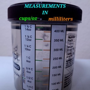 JAR Genius-ultralight Water Measuring Tool for Cold Soaking Dehydrated ...