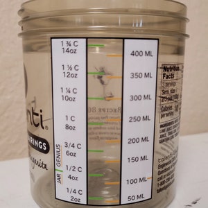 JAR Genius-ultralight Water Measuring Tool for Cold Soaking Dehydrated ...