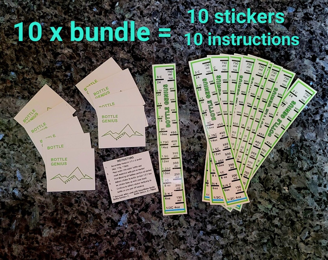 Bottle Genius 10 X Gift Set for Backpacking, Hiking, Camping & Hunting ...