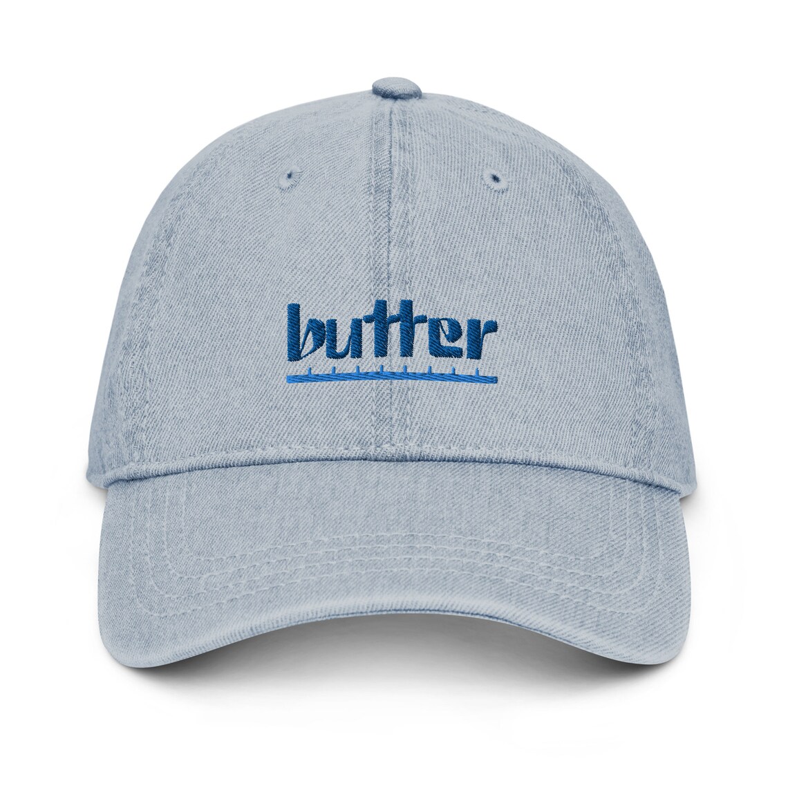 Butter Hat, Denim Hat, Butter Ball Cap, Butter Baseball Hat, Butter Dad ...