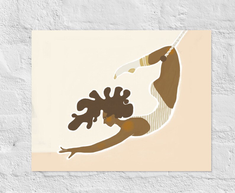 Trapeze Wall Art, Clean Aesthetic Poster, Trapeze Circus Print, Black ...