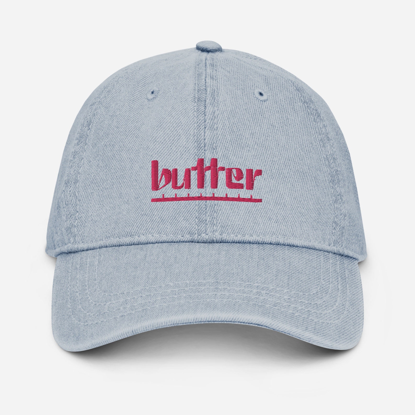 Butter Hat, Denim Hat, Butter Ball Cap, Butter Baseball Hat, Butter Dad ...