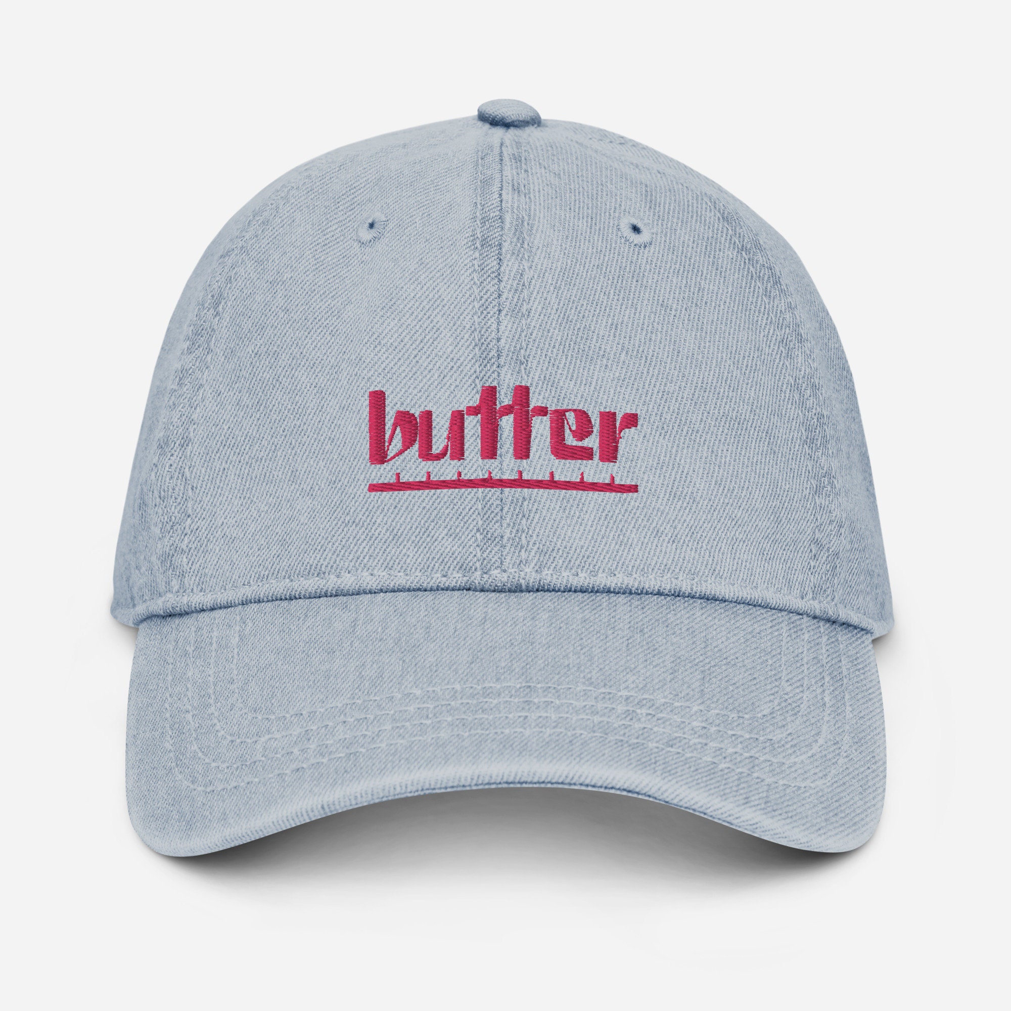 Butter Hat, Denim Hat, Butter Ball Cap, Butter Baseball Hat, Butter Dad ...