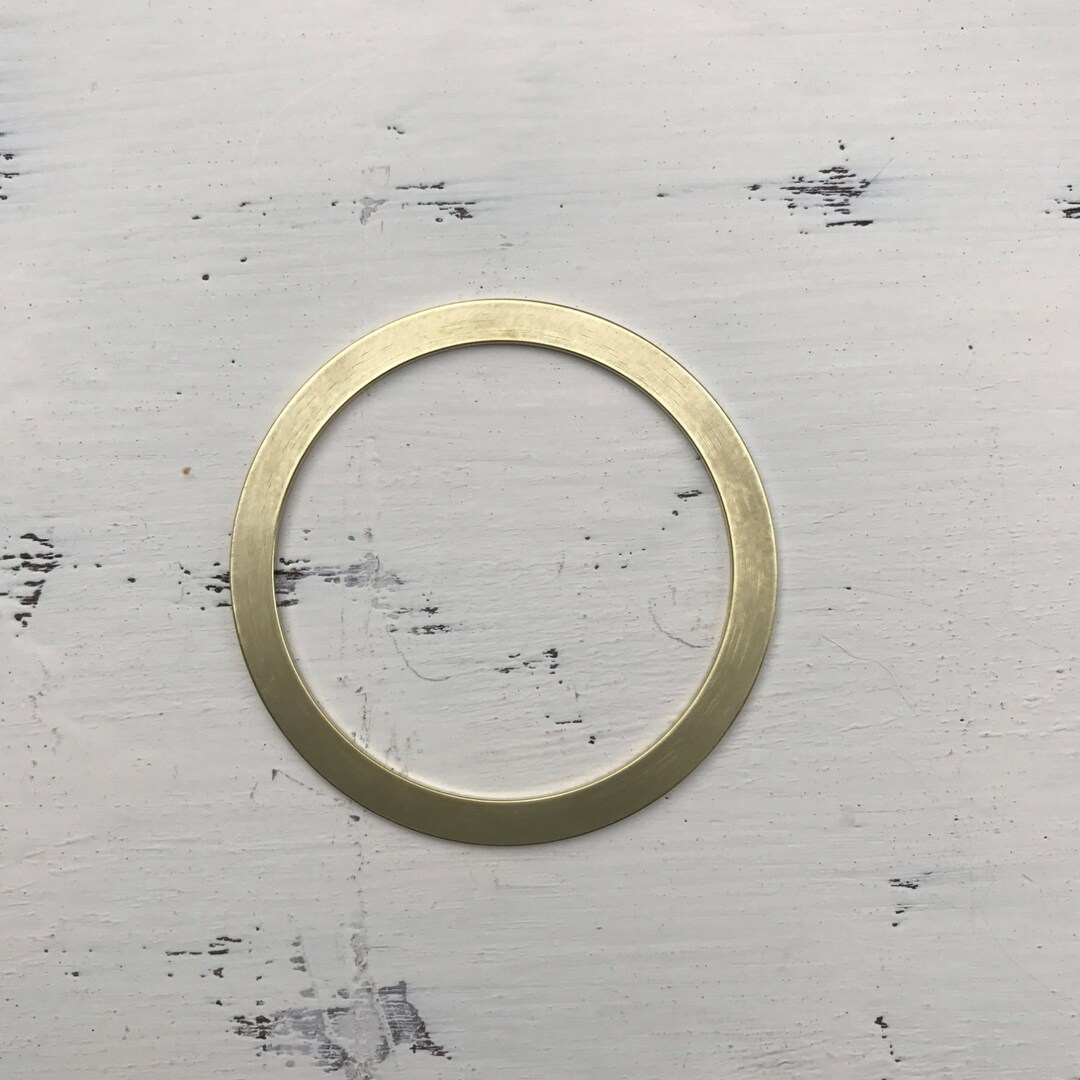 Brass Flat Bangle Blank 1/4 in Wide X 1/16th in Thick - Etsy