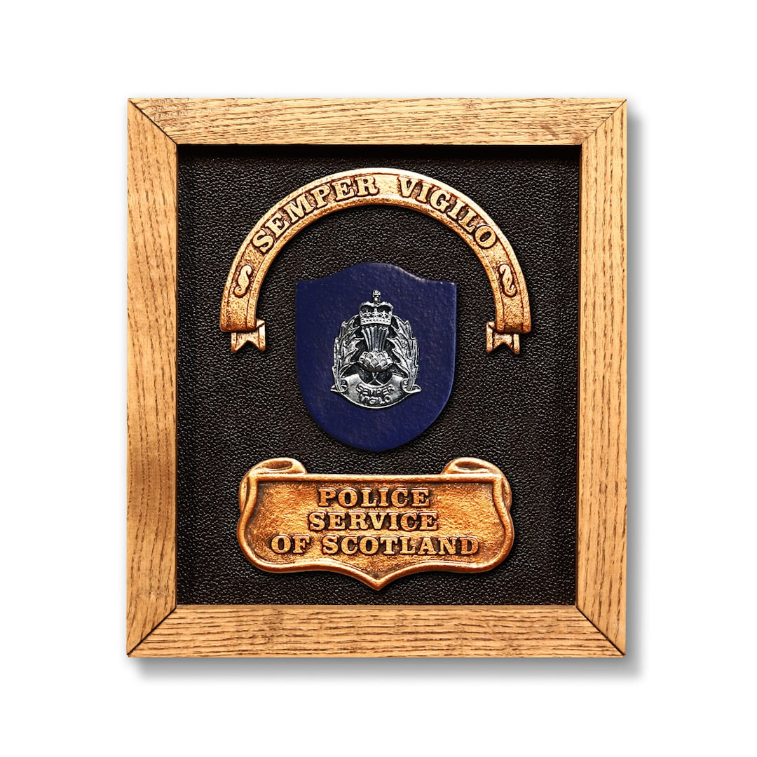 Scottish Police Gift Wall Plaque. PC Present Recruit - Etsy