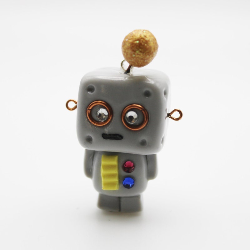 Polymer Clay Robot - Etsy