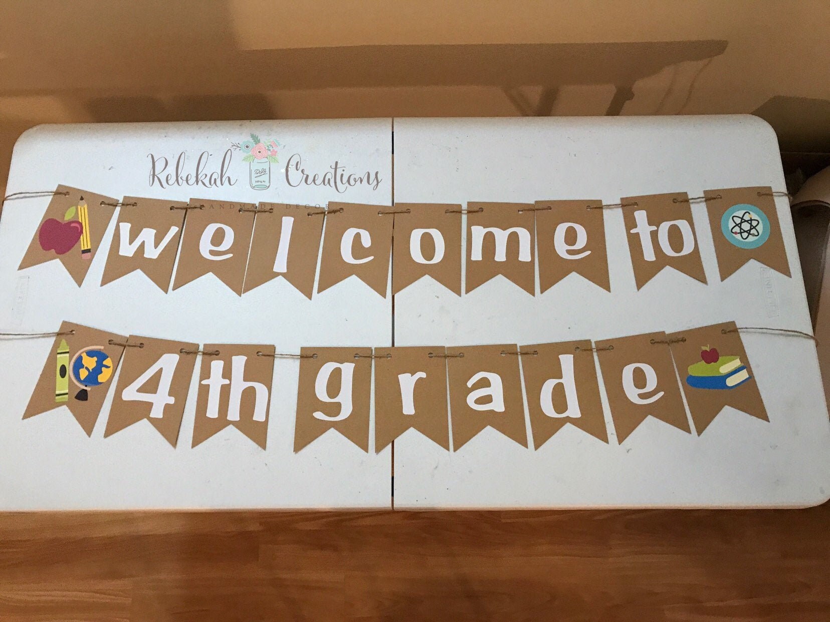 Weclome to School Banner Welcome to 4th Grade Banner | Etsy