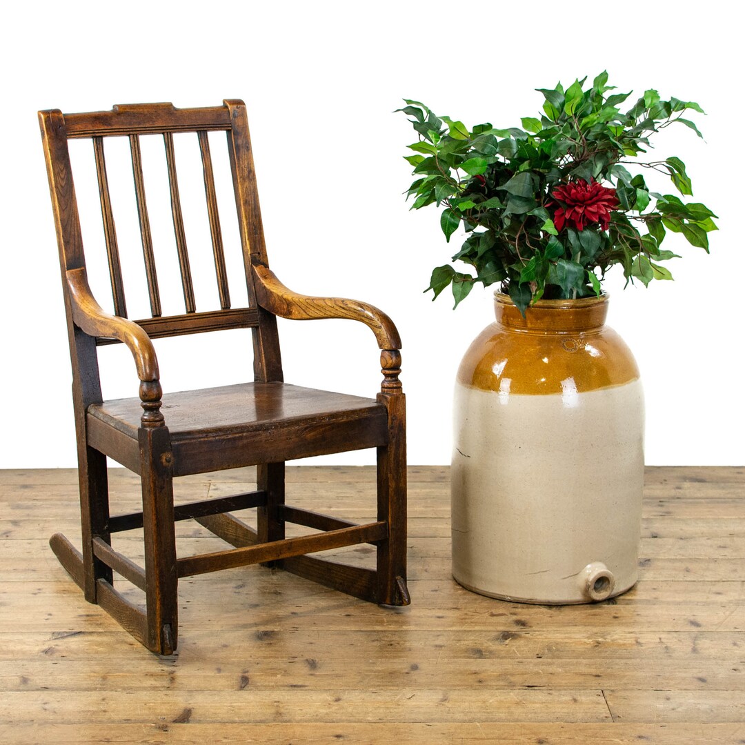 Georgian Antique Rocking Armchair Antique Rocking Chair Antique ...