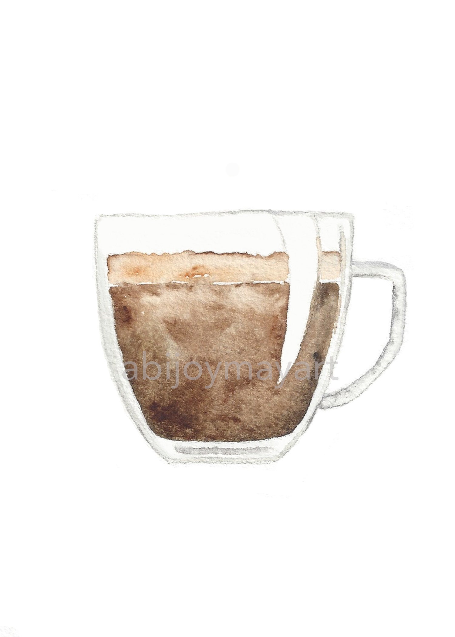 Watercolor Coffee Print *digital Download* - Etsy