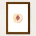 Peach Watercolor Print. Kitchen Decor. Digital Download - Etsy