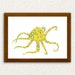 Blue Ringed Octopus. Blue Ringed Octopus Print. Watercolor Print ...