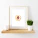 Peach Watercolor Print. Kitchen Decor. Digital Download - Etsy