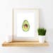 Avocado Watercolor Print. Avocado Print. Kitchen Decor. Digital ...