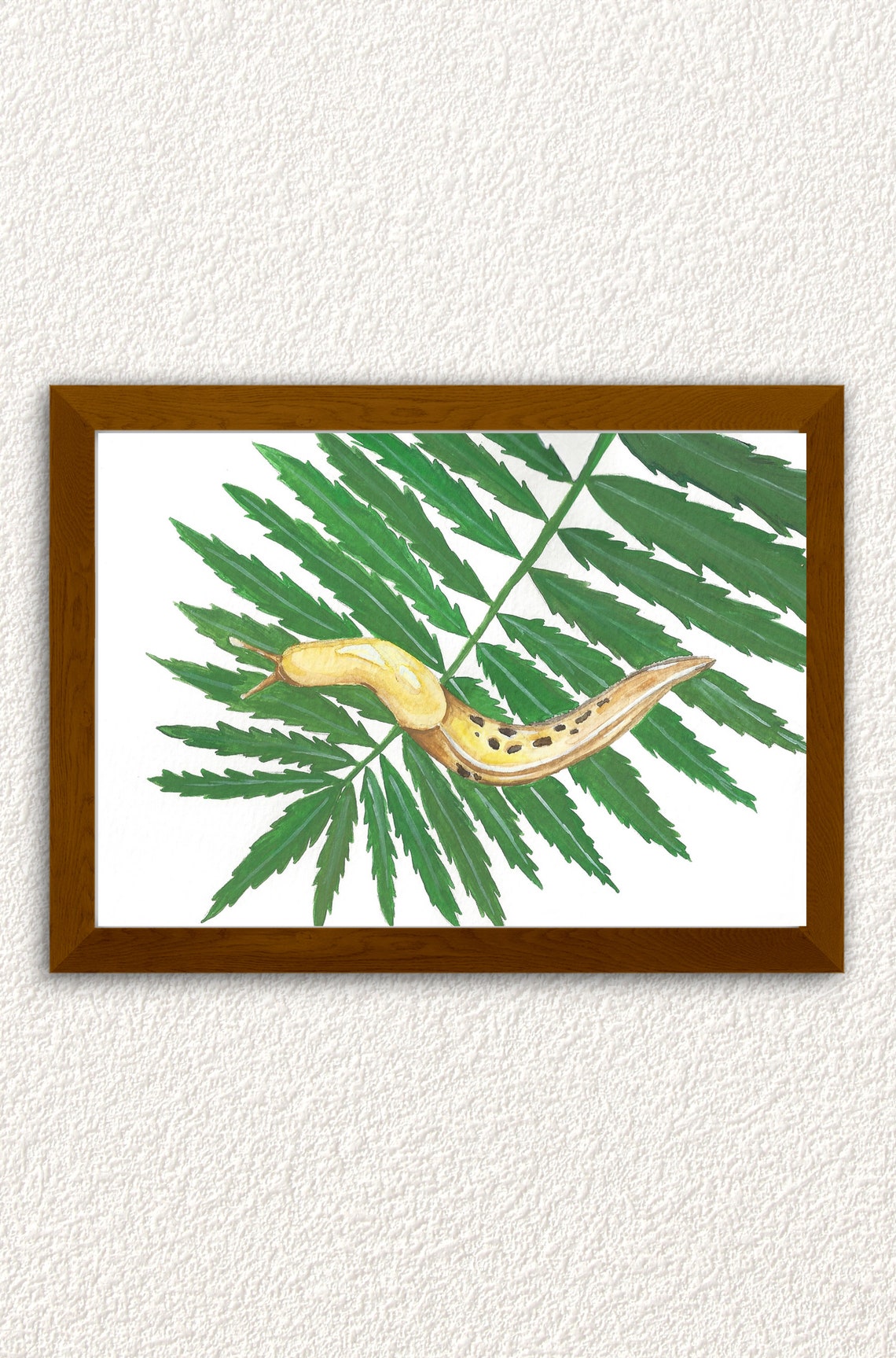 Banana Slug Watercolor Print. Slug Print. Home Decor. Digital Download ...