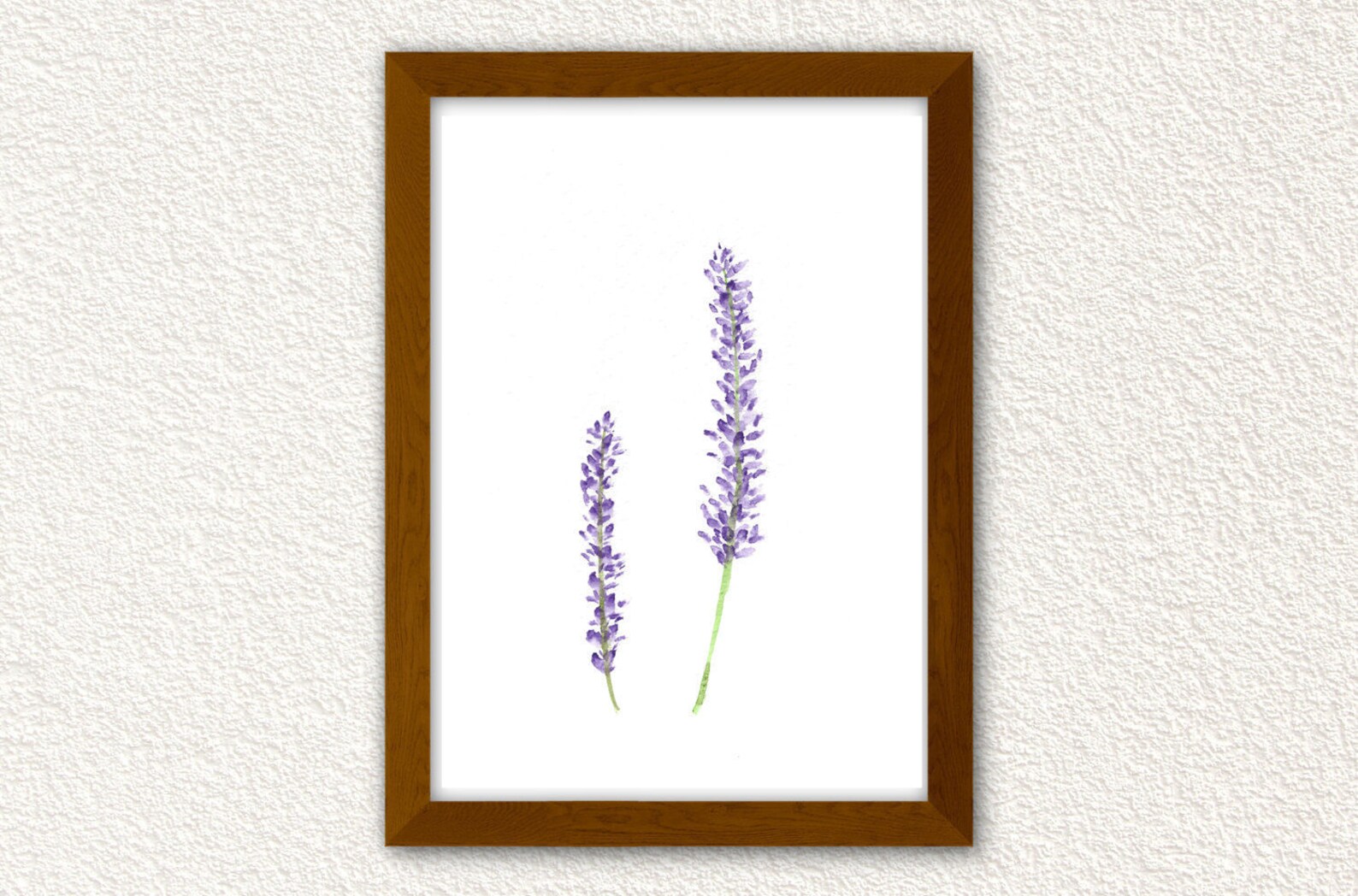 Lavender Watercolor Print. Home Decor. Lavender Print. - Etsy