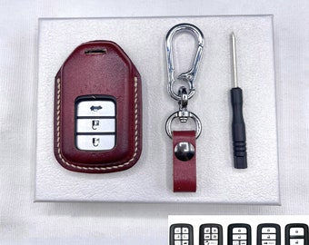 Honda Leather Key Fob Case - Etsy