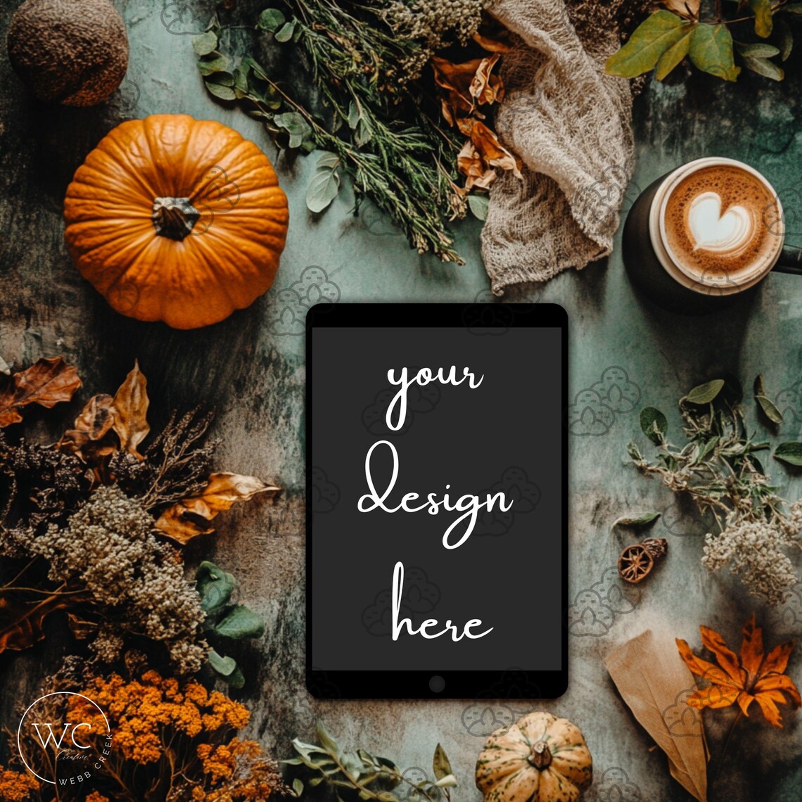Fall Ebook Mockup Template C2 7 | Ebook Templates Canva | Ebook ...