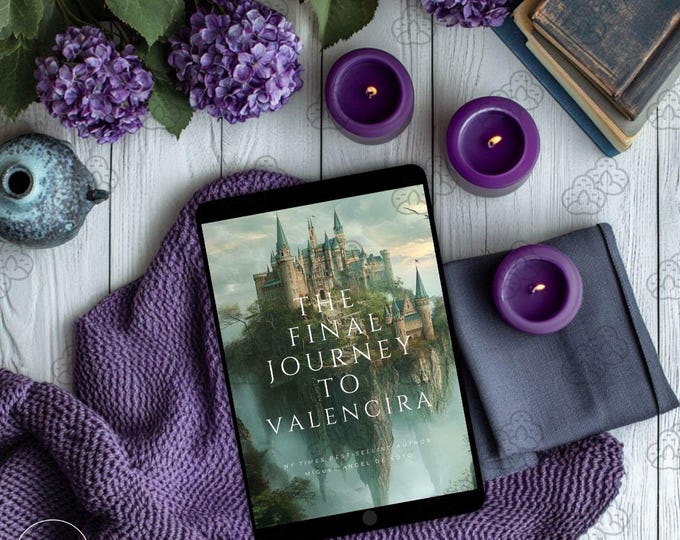 Purple Aesthetic Mockup 7 Bookstagram Purple Ebook Mockup iPad Canva ...