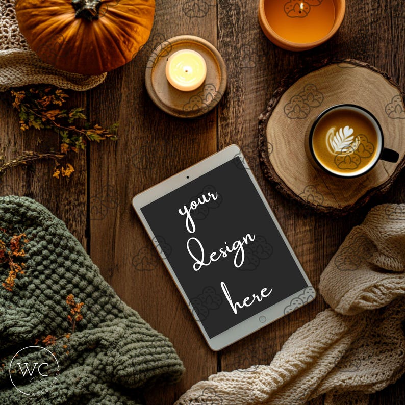 Fall Ebook Mockup Template C2 1 | Ebook Templates Canva | Ebook ...