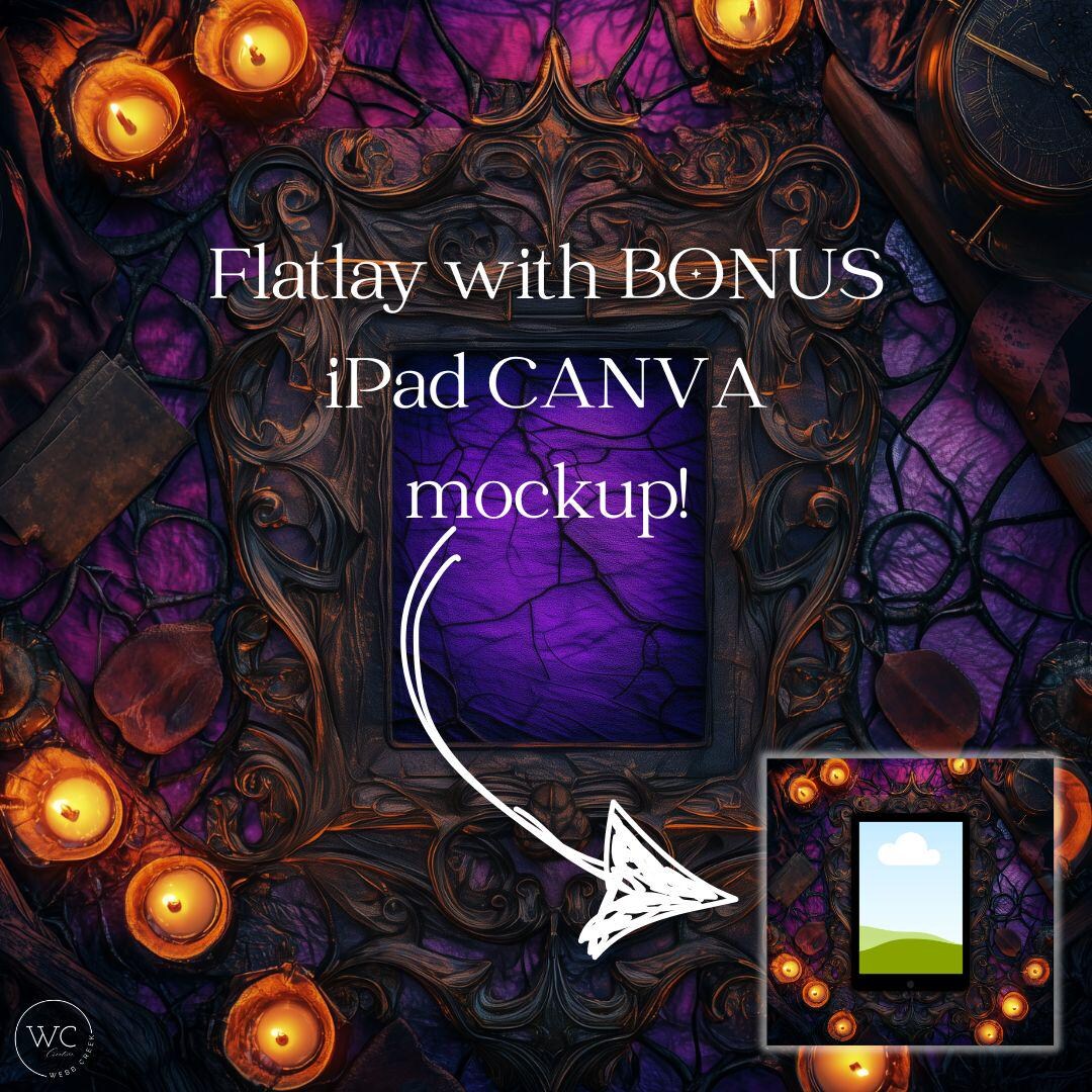 Purple Aesthetic Flatlay Bookstagram 20 | Purple Ebook Mockup | iPad ...