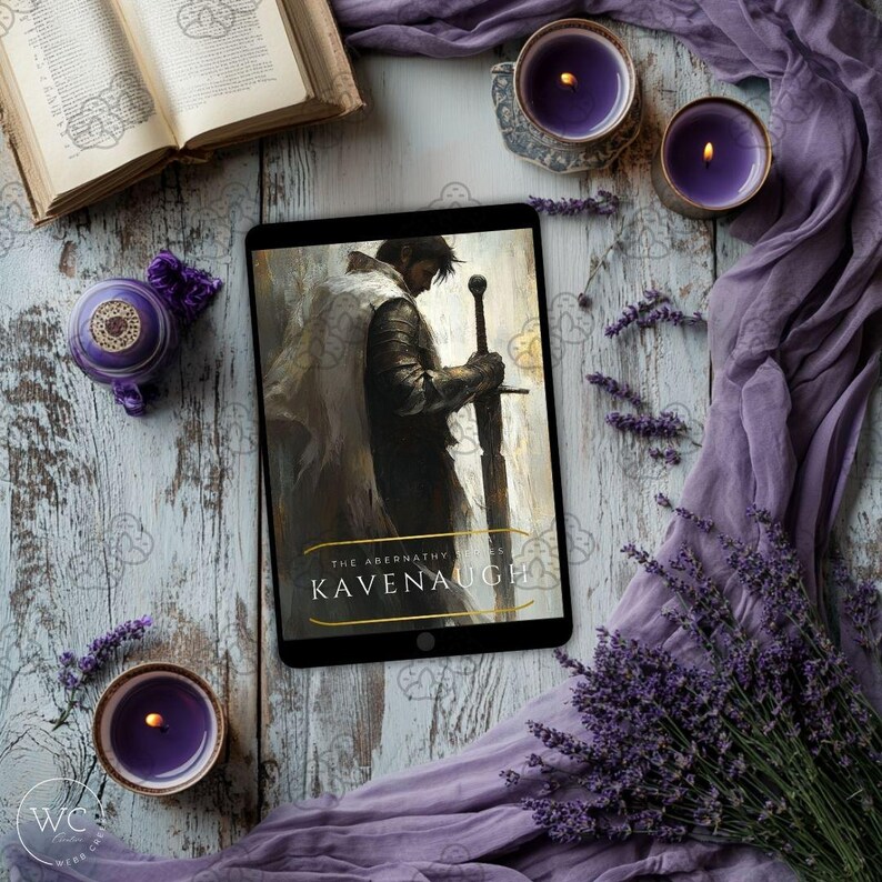 Blank Space Purple Aesthetic Mockup 4 Bookstagram Purple Ebook Mockup ...