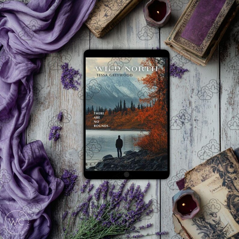 Blank Space Purple Aesthetic Mockup 6 Bookstagram Purple Ebook Mockup ...