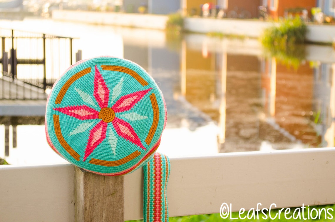 Crochet Pattern Mochila Bag With Flowers Mochila Crochet Pattern ...