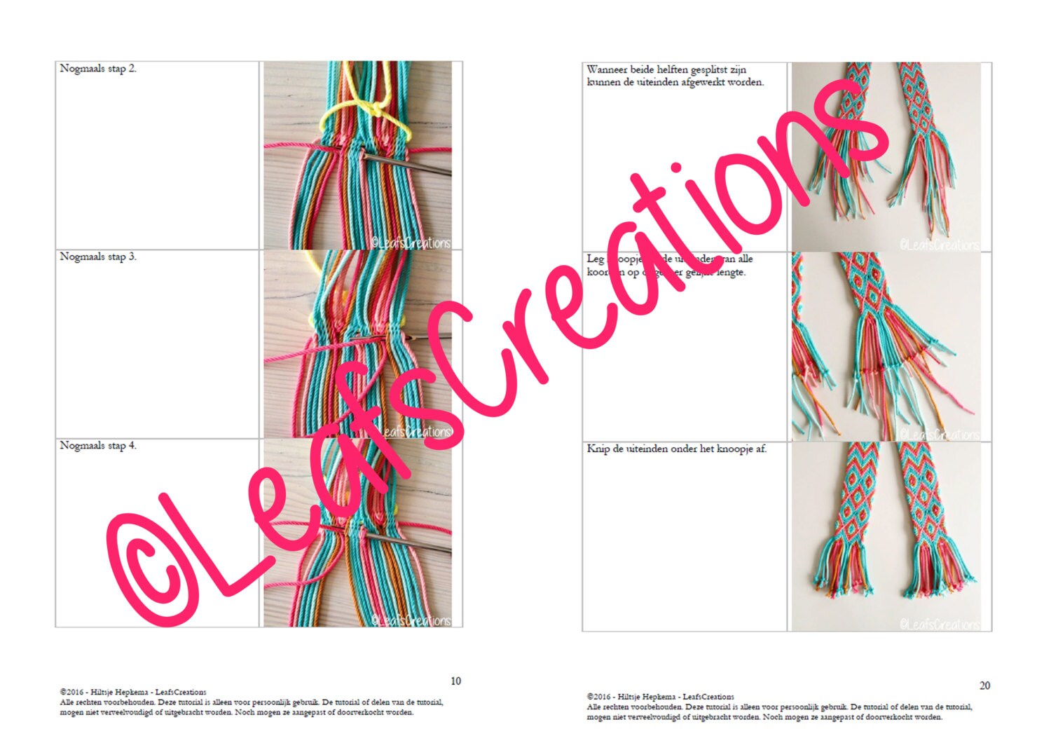 Ply Split Braiding Tutorial Eyes Chevron Pattern English & - Etsy