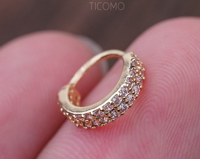 Daith Piercing Tiny Hoop Earring Small Hoop Daith Earring - Etsy