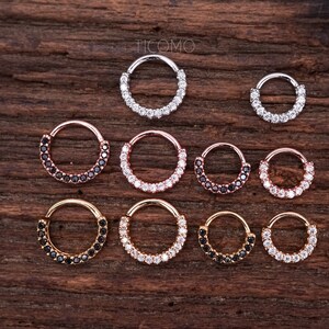 Daith Piercing Tiny Hoop Earring Small Hoop Daith Earring Septum Ring ...