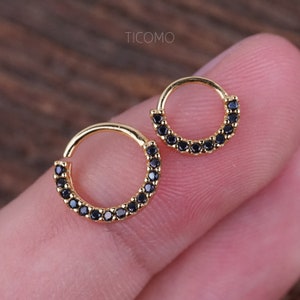 Daith Piercing Tiny Hoop Earring Small Hoop Daith Earring Septum Ring ...