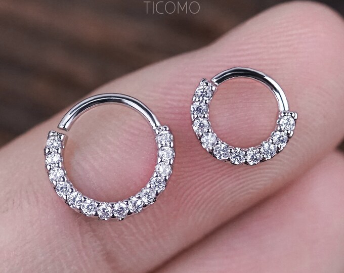 Daith Piercing Tiny Hoop Earring Small Hoop Daith Earring - Etsy