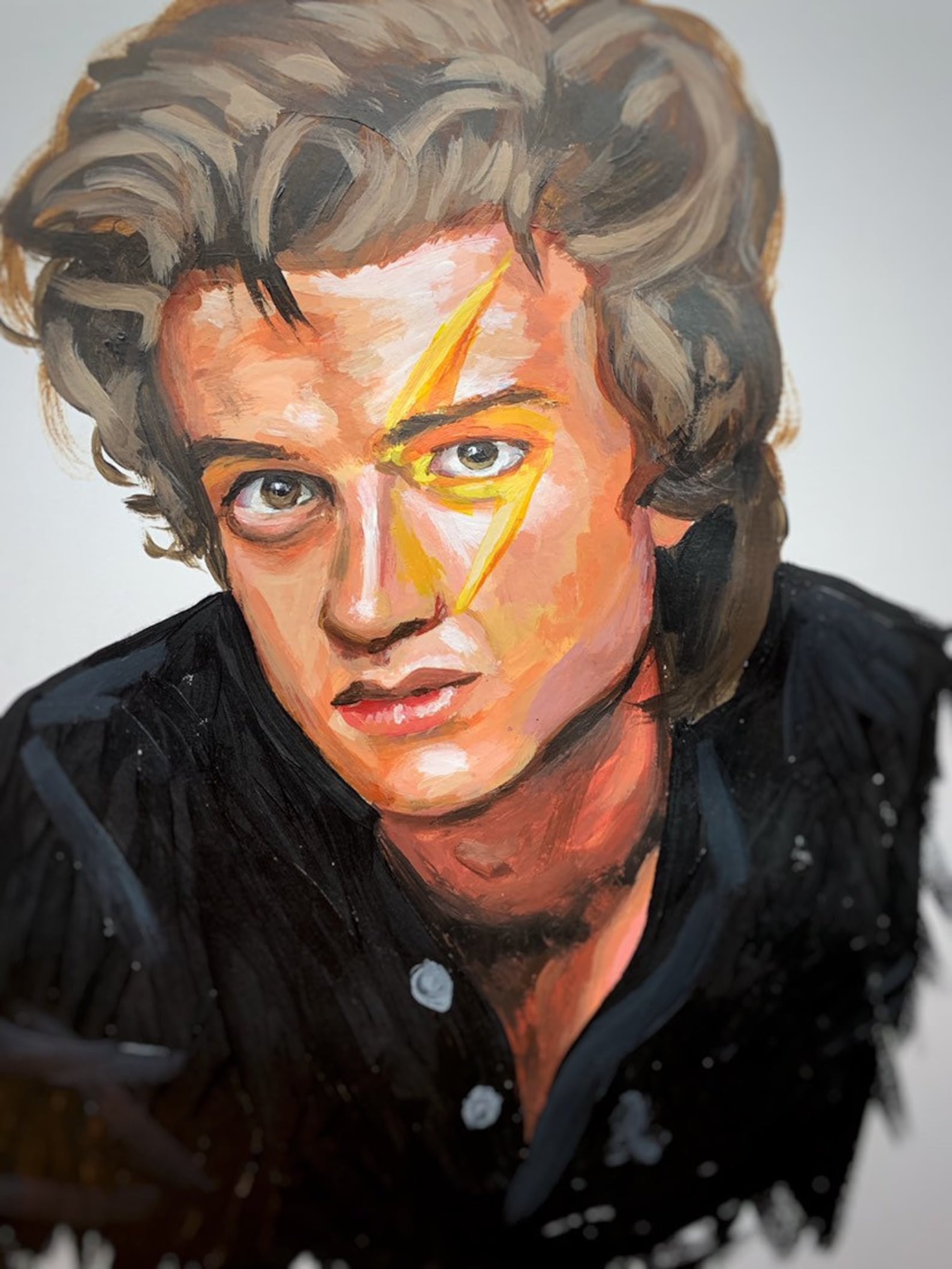Joe Keery Acrylic Painting - Etsy