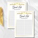 Elegant Guest List Sign in Sheet-digital Download - Etsy