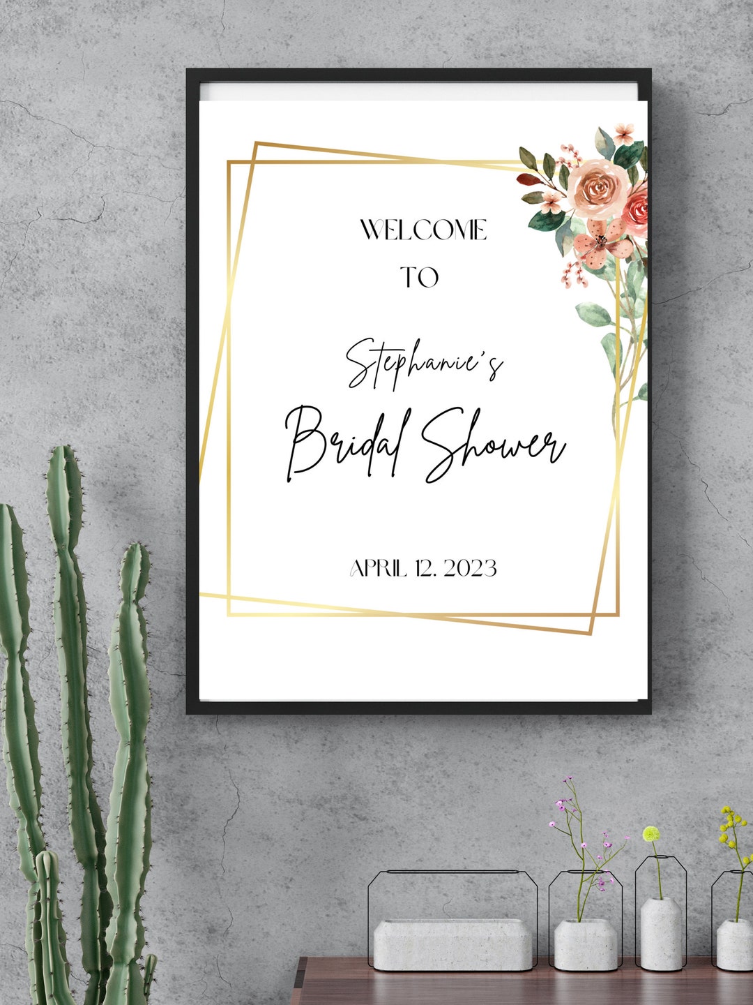 Bridal Shower Welcome Sign-digital Download - Etsy