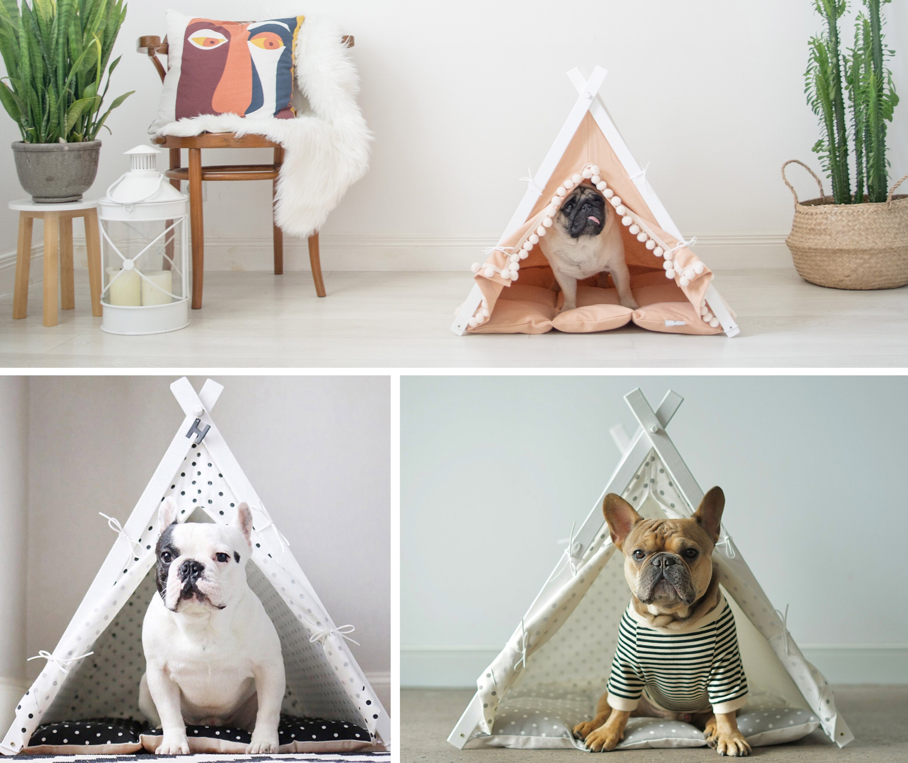 Dog Teepee Frame Tent Wooden Frame additional - Etsy