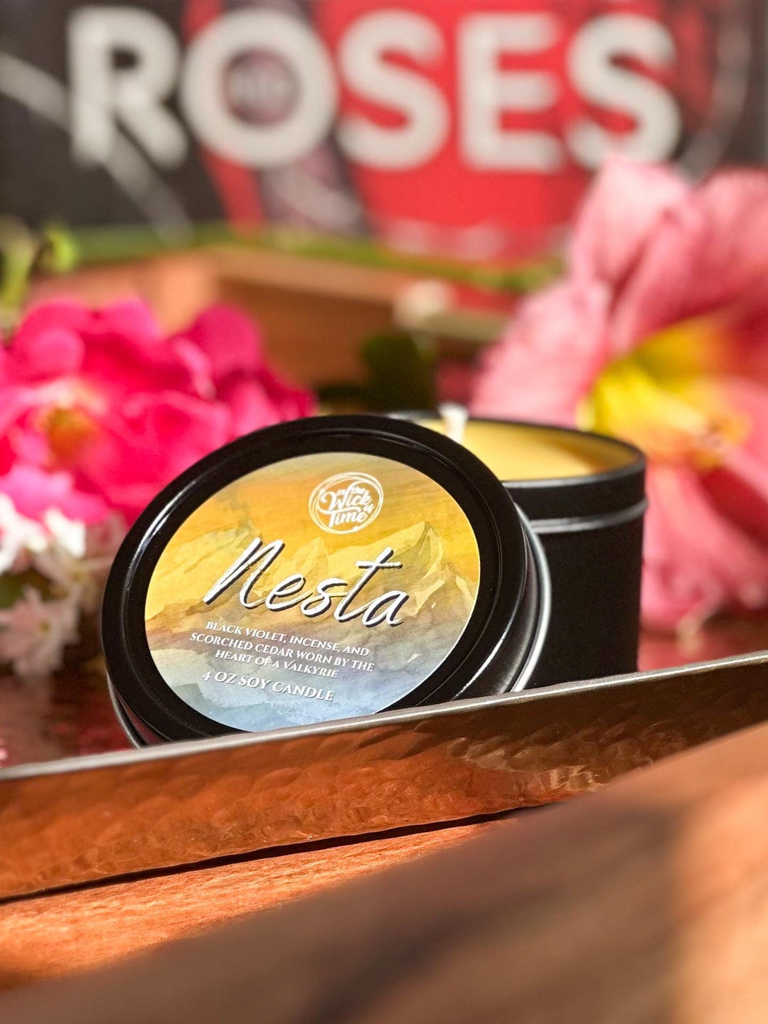 Nesta Candle 4 Oz, Valkyrie ACOTAR Candle, Book Lover Gift, SJM Bookish ...