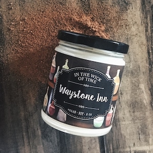 Waystone Inn Scented Vegan Soy Candle Name of the Wind Gift, Patrick ...